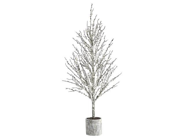 Click here for Nearly Natural 4 Snowed Twig Artificial Tree in De... prices