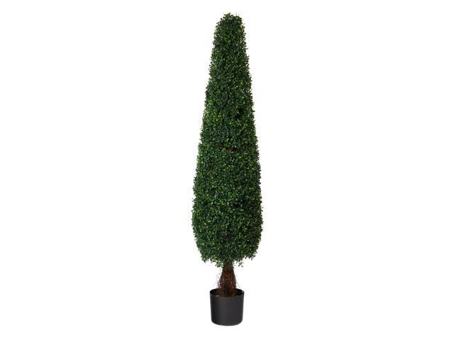 Click here for Nearly Natural 5 Boxwood Topiary Tree UV Resistant... prices