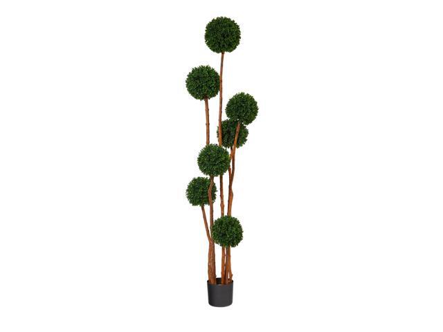 Click here for Nearly Natural 6 Boxwood Tree w/Natural Trunk UV (... prices