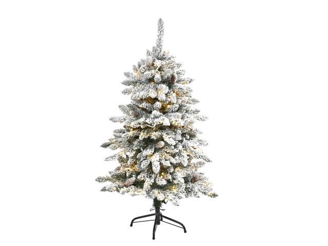 Click here for Nearly Natural 4 Flocked Livingston Fir Christmas... prices