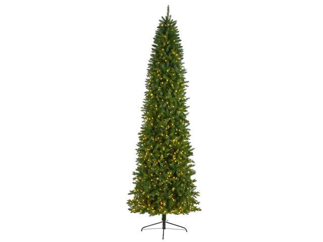 Click here for Nearly Natural 10 Slim Green Mountain Pine Christm... prices