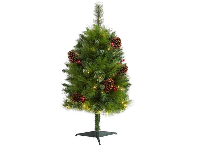 Click here for Nearly Natural 3 Montana Pine Christmas Tree with... prices