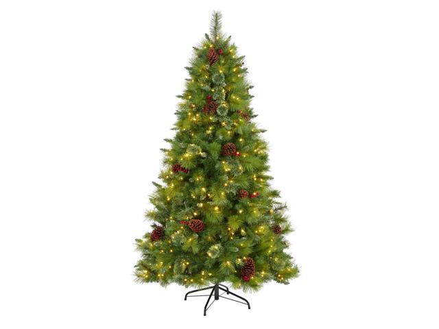 Click here for Nearly Natural 6 Montana Pine Christmas Tree with... prices