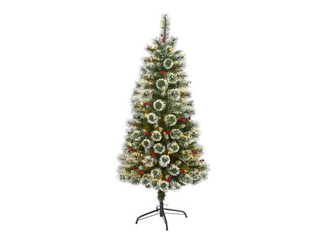 Click here for Nearly Natural 5 Frosted Swiss Pine Christmas Tree... prices