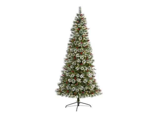Click here for Nearly Natural 8 Frosted Swiss Pine Christmas Tree... prices