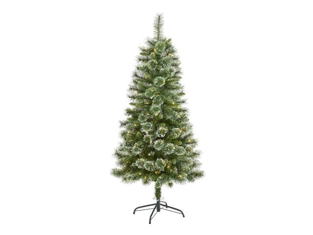 Click here for Nearly Natural 5 Wisconsin Slim Snow Tip Pine Chri... prices