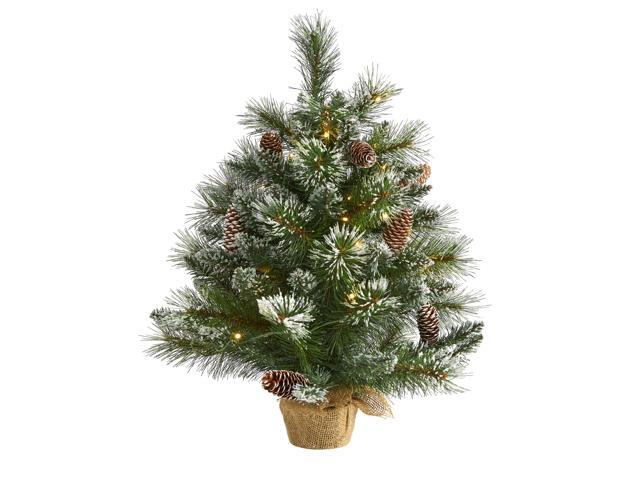 Click here for Nearly Natural 2 Frosted Pine Xmas Tree w/35 LEDs... prices