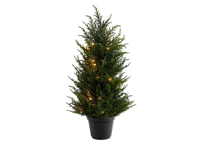 Click here for Nearly Natural 18 Cedar Artificial Tree with LEDs... prices