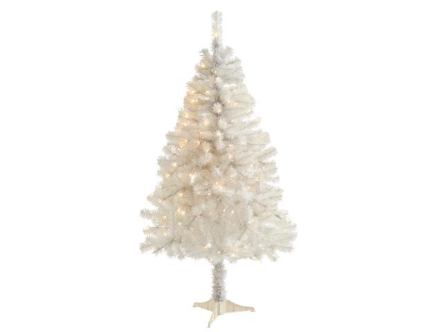 Click here for Nearly Natural 5 White Artificial Christmas tree w... prices