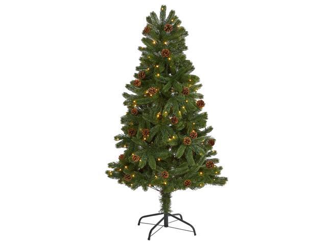 Click here for Nearly Natural 5 Rocky Mountain Christmas Tree w/P... prices