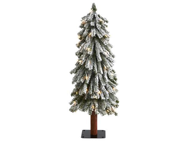 Click here for Nearly Natural 3 Flocked Grand Alpine Xmas Tree w/... prices