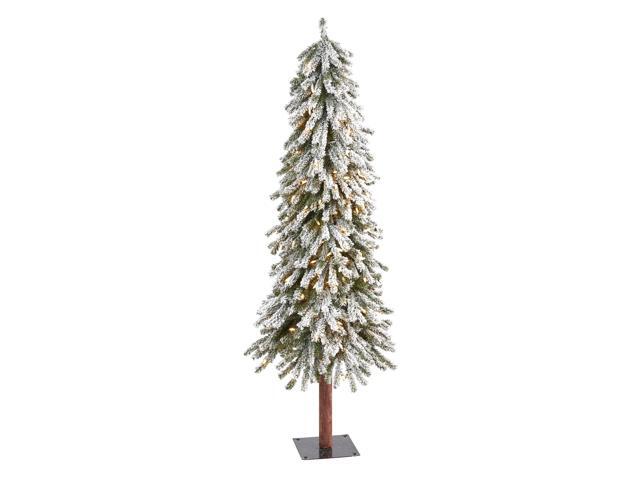 Click here for Nearly Natural 5 Flocked Grand Alpine Xmas Tree w/... prices