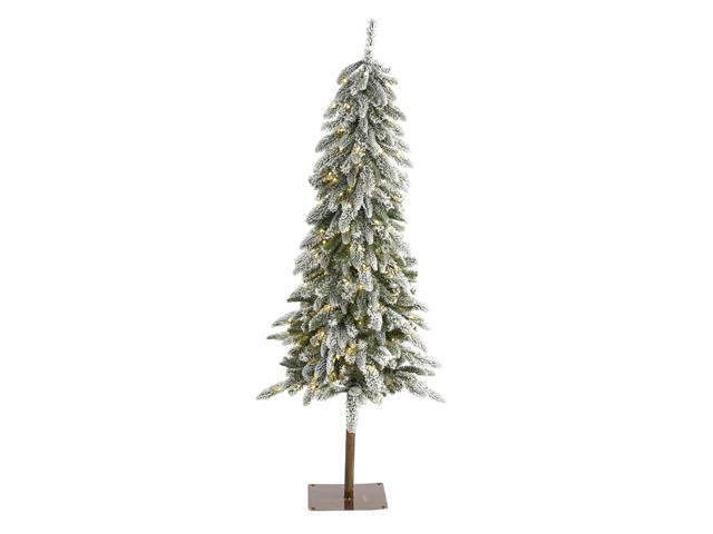 Click here for Nearly Natural 5.5 Flkd Wshtn Alpine Xmas Tree w/1... prices