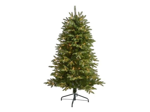 Click here for Nearly Natural 3 Snowed Teton Fir Xmas Tree with 1... prices
