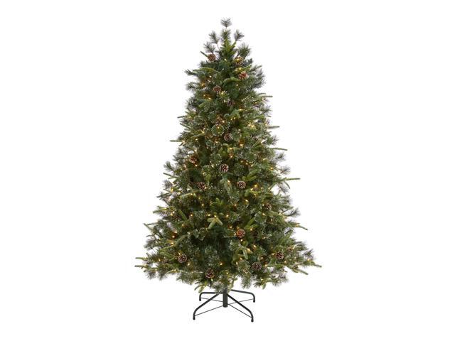 Click here for Nearly Natural 6 Snow Tipped Clermont Xmas Tree w/... prices