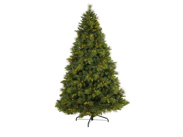 Click here for Nearly Natural 7.5 Carolina Pine Xmas Tree w/470 L... prices