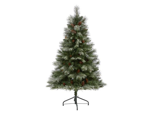 Click here for Nearly Natural 5 Snowed French Pine Xmas Tree w/38... prices