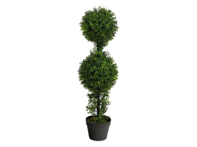 Click here for Nearly Natural 34 Boxwood Double Ball Topiary Arti... prices