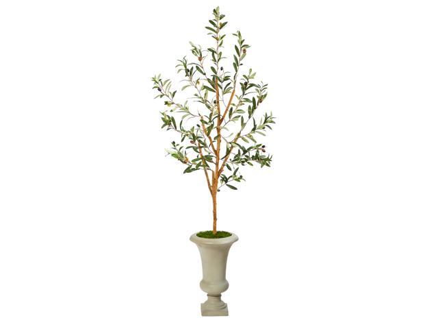 Click here for Nearly Natural 57 Olive Artificial Tree in Sand Co... prices
