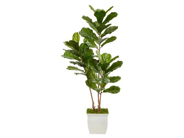Click here for Nearly Natural 5.5 Fiddle Leaf Tree in Planter UV... prices