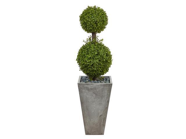 Click here for Nearly Natural 4 Double Boxwood Topiary Artificial... prices