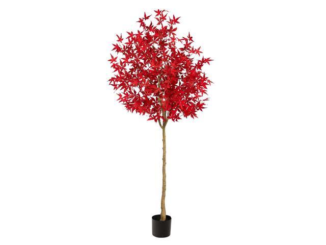 Click here for Nearly Natural 6 Autumn Maple Artificial Fall Tree prices