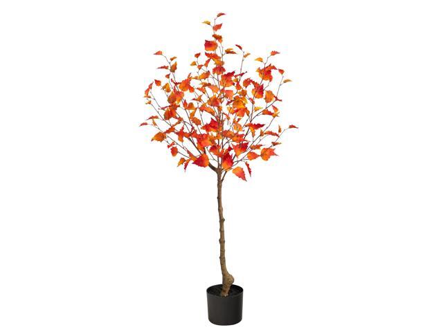 Click here for Nearly Natural 4 Fall Birch Artificial Autumn Tree prices