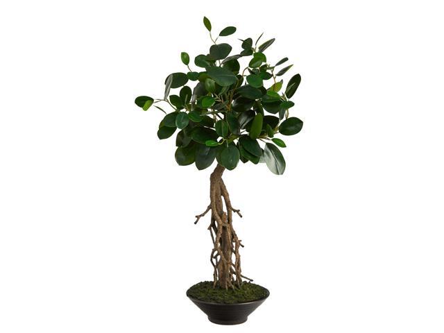 Click here for Nearly Natural 2 Ficus Bonsai Artificial Tree in D... prices