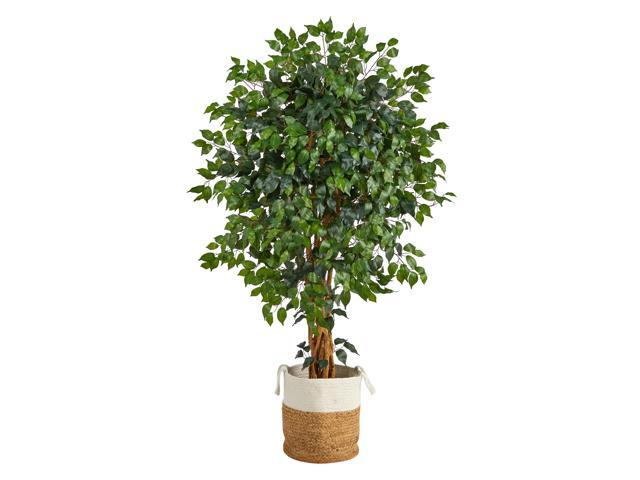 Click here for Nearly Natural 5.5 Palace Ficus Tree in Natural Ju... prices