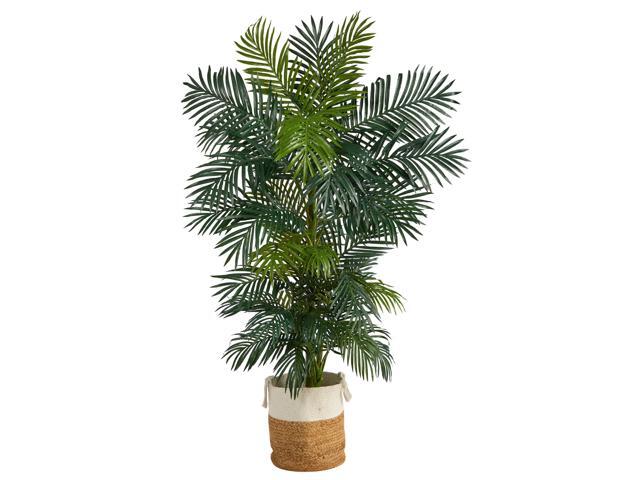Click here for Nearly Natural 6.5 Golden Cane Palm Tree in Jute a... prices