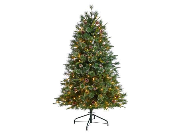 Click here for Nearly Natural 4 Snow Tipped Clermont Xmas Tree w/... prices