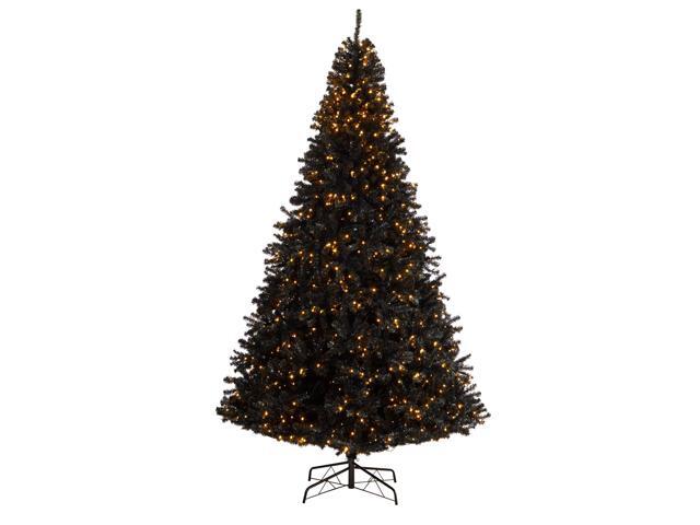 Click here for Nearly Natural 10 Black Christmas Tree w/950 LED L... prices