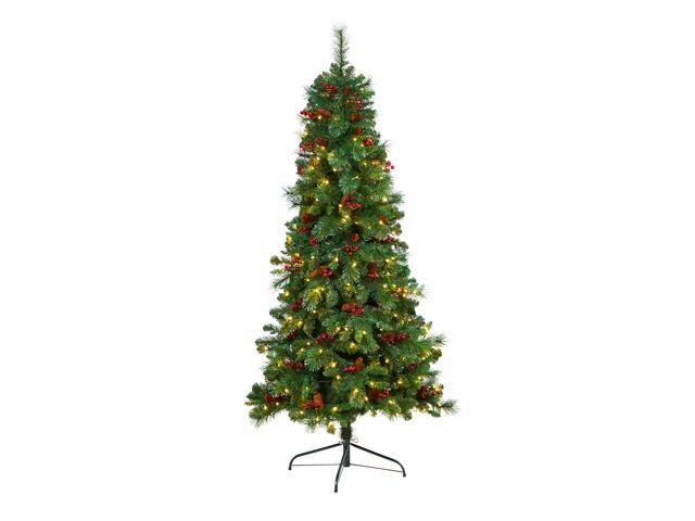 Click here for Nearly Natural 6 Flat Back Montreal Pine Xmas Tree... prices