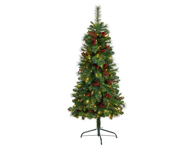 Click here for Nearly Natural 5 Flat Back Montreal Pine Xmas Tree... prices