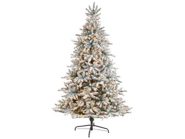 Click here for Nearly Natural 8 Flocked West Virginia Spruce Arti... prices