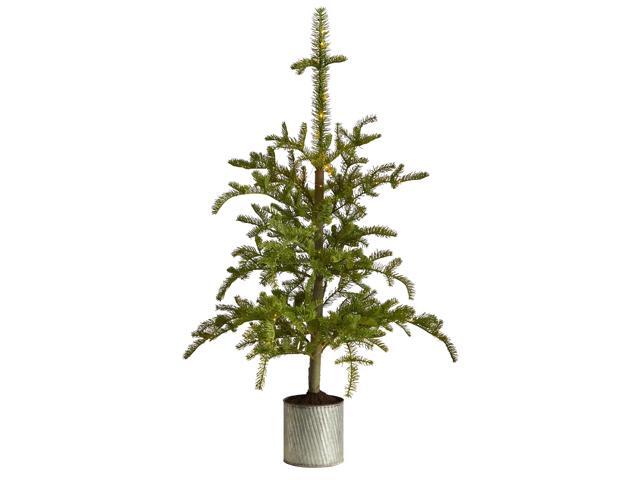 Click here for Nearly Natural 4.5 Pre-Lit Christmas Pine Tree in... prices