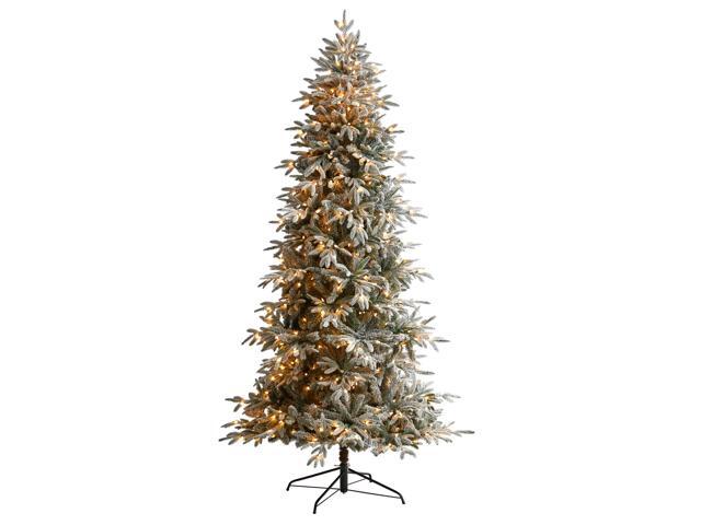 Click here for Nearly Natural 8.5 Flocked Manchester Spruce Artif... prices