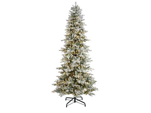Click here for Nearly Natural 9.5 Slim Flocked Nova Scotia Spruce... prices