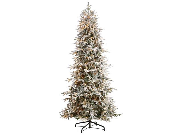Click here for Nearly Natural 9.5 Flocked Manchester Spruce Artif... prices