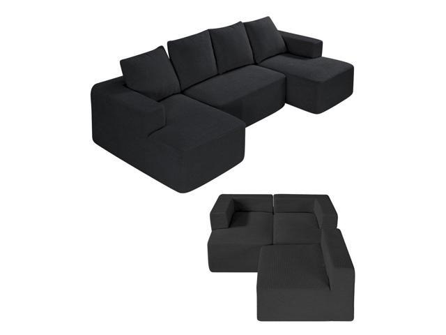 Click here for VEVOR Modular Sectional Sofa  U Shaped Modular Sof... prices