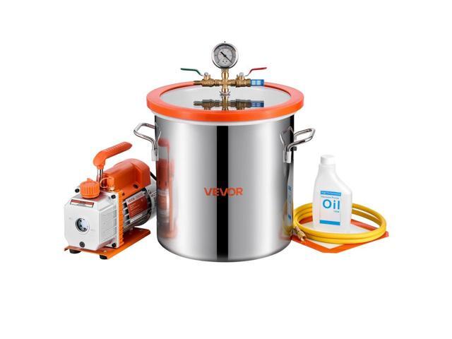 Click here for Vevor 5 Gallon Vacuum Chamber with Pump  3.5 CFM... prices