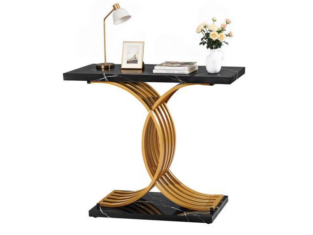 Click here for Vevor 39 in Gold Console Table  Modern Desk Behind... prices