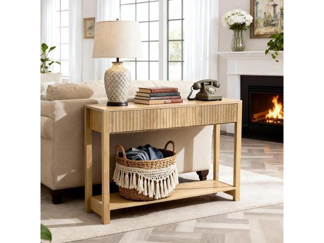 Click here for Vevor 47 in Console Table  Farmhouse Desk Behind t... prices