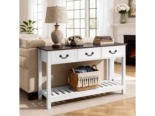 Click here for Vevor 47 in Console Table  Farmhouse Desk Behind t... prices