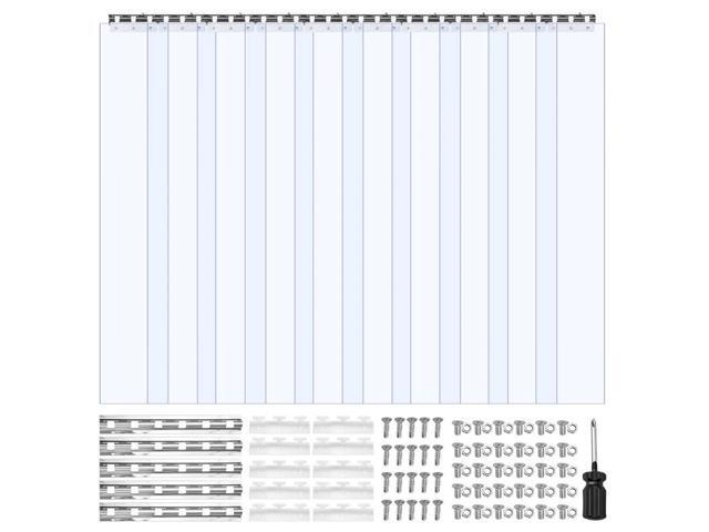 Click here for Vevor Clear PVC Strip Curtain  84 in Height x 60 i... prices