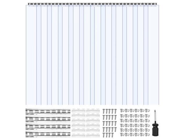 Click here for Vevor Clear PVC Strip Curtain  96 in Height x 72 i... prices