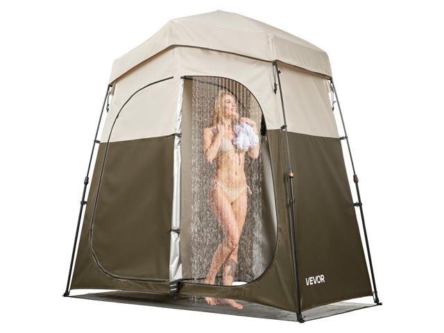 Click here for Vevor Camping Shower Tent  2-Room Foldable Portabl... prices
