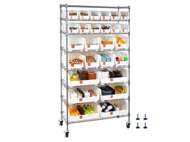 Click here for Vevor 8-Tier Rolling Bin Storage Rack  26 Organize... prices