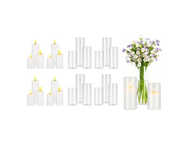 Click here for Vevor Pillar Candles and Glass Vases Set 24 Pcs  C... prices