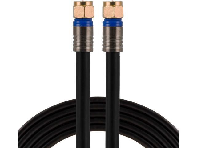 Click here for RG6 Coaxial Cable 15ft With F-type Connectors prices